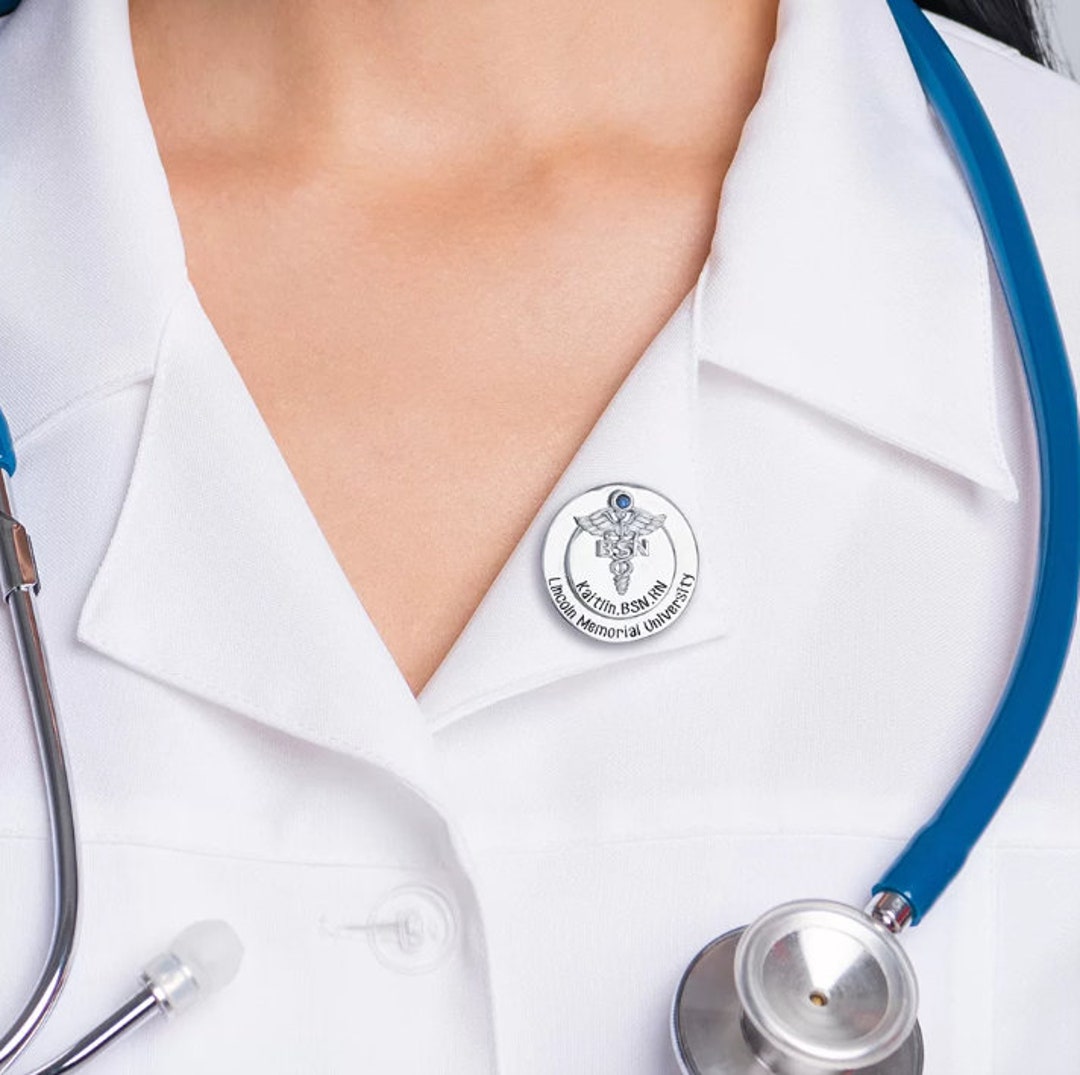 Custom RN Pin for Nurse Pinning Ceremony | Personalized Nursing Pin ...