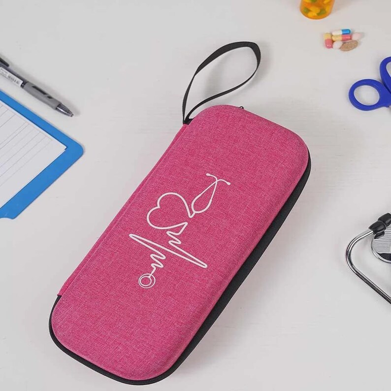 Personalized Stethoscope Case With Birth Flower & Custom Name ...