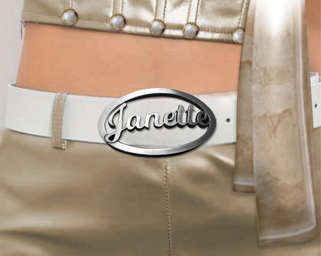 Personalized Name Belt Buckle | Custom Silver or Gold Buckle With ...