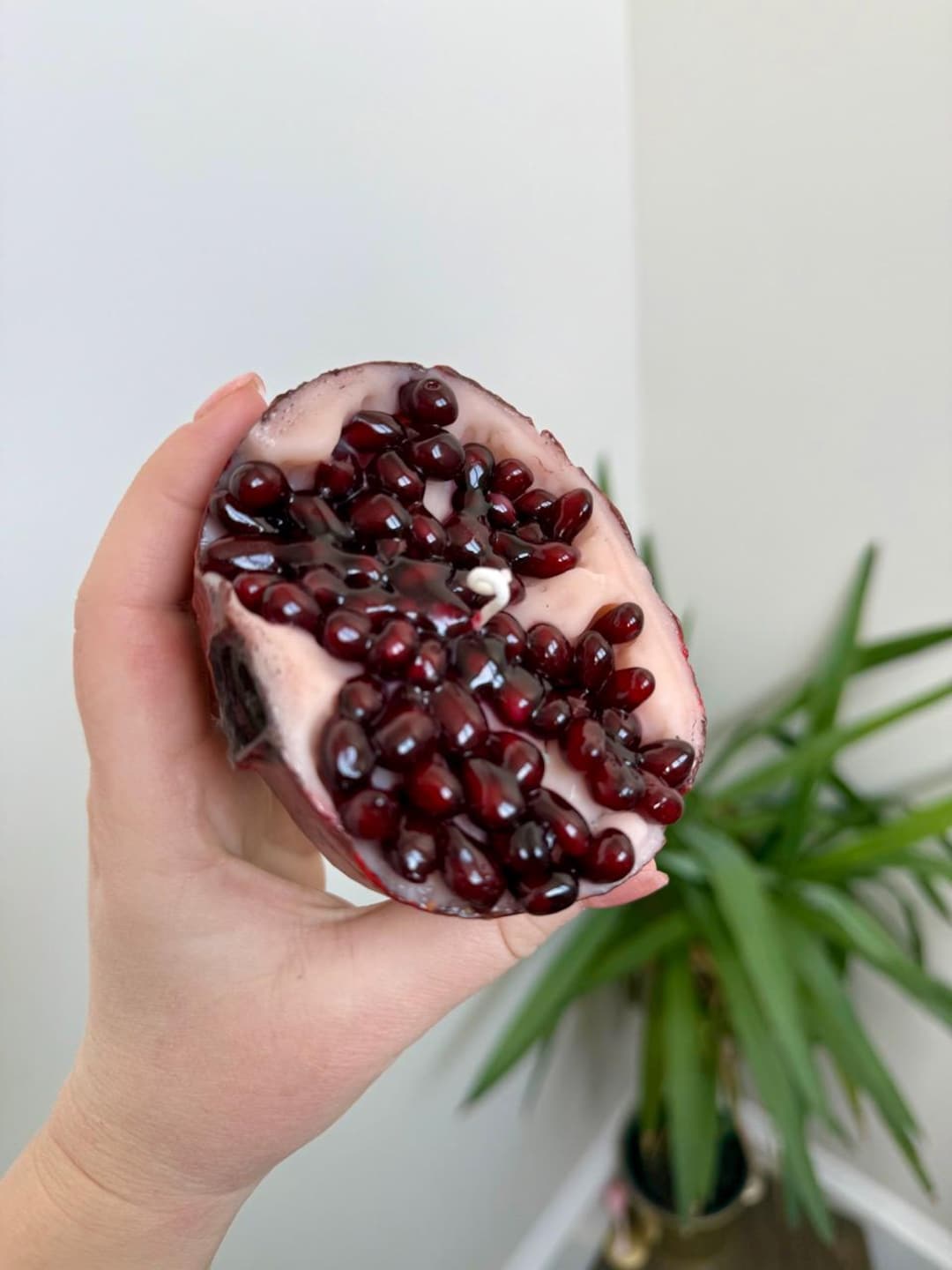 Rouge Grenade – Realistic Handmade Pomegranate Candle - Etsy