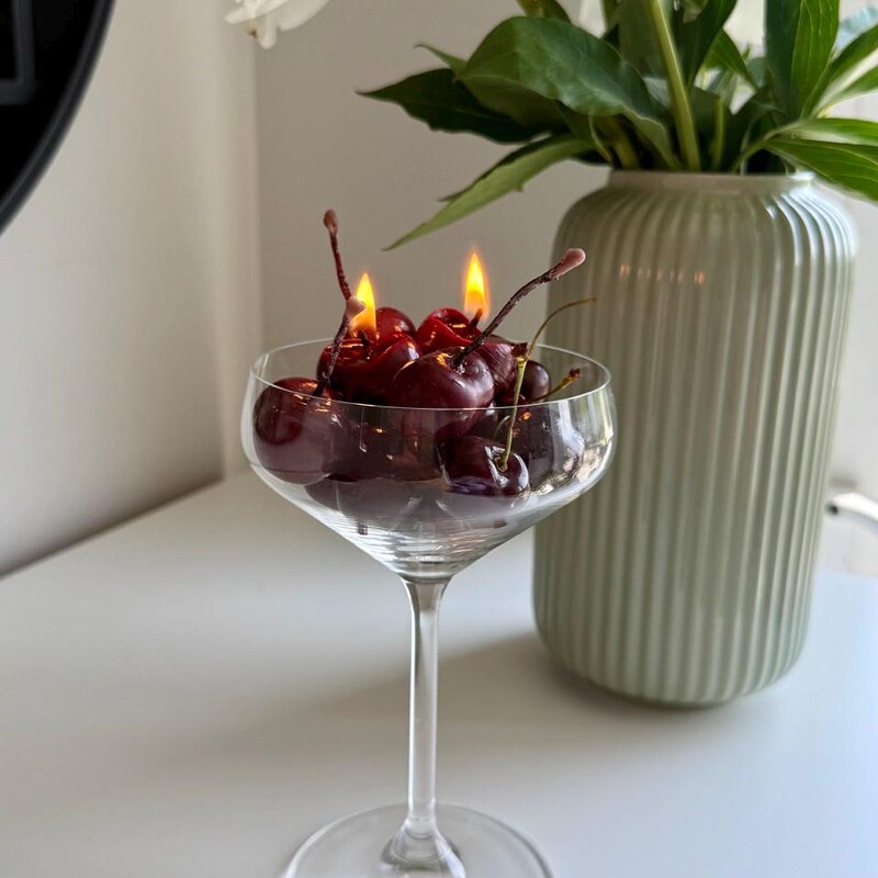 Cherry Candles - Etsy