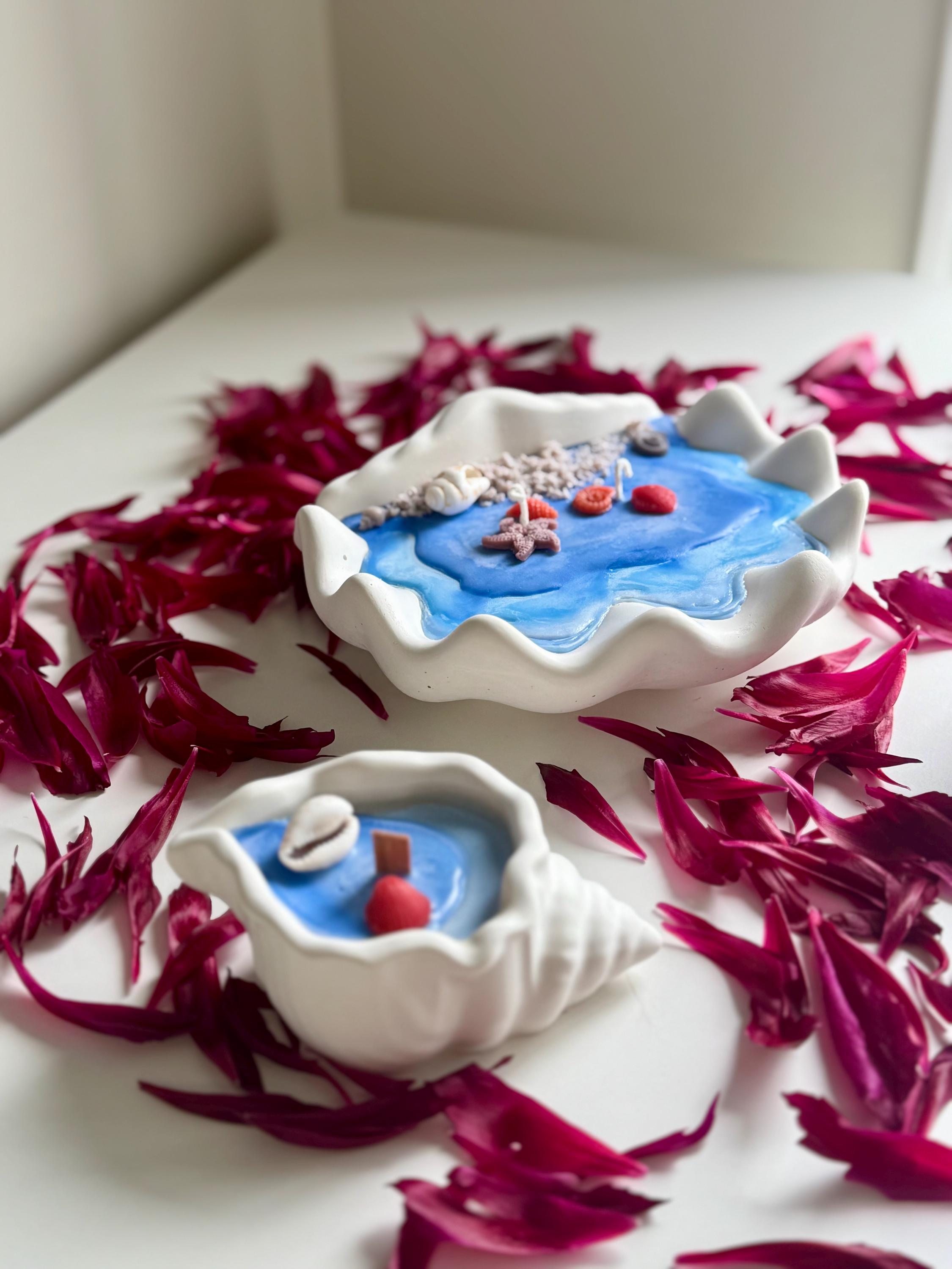 Mermaid's Light| Ocean Shell Candle| Seashell Candle| Beach Decor ...