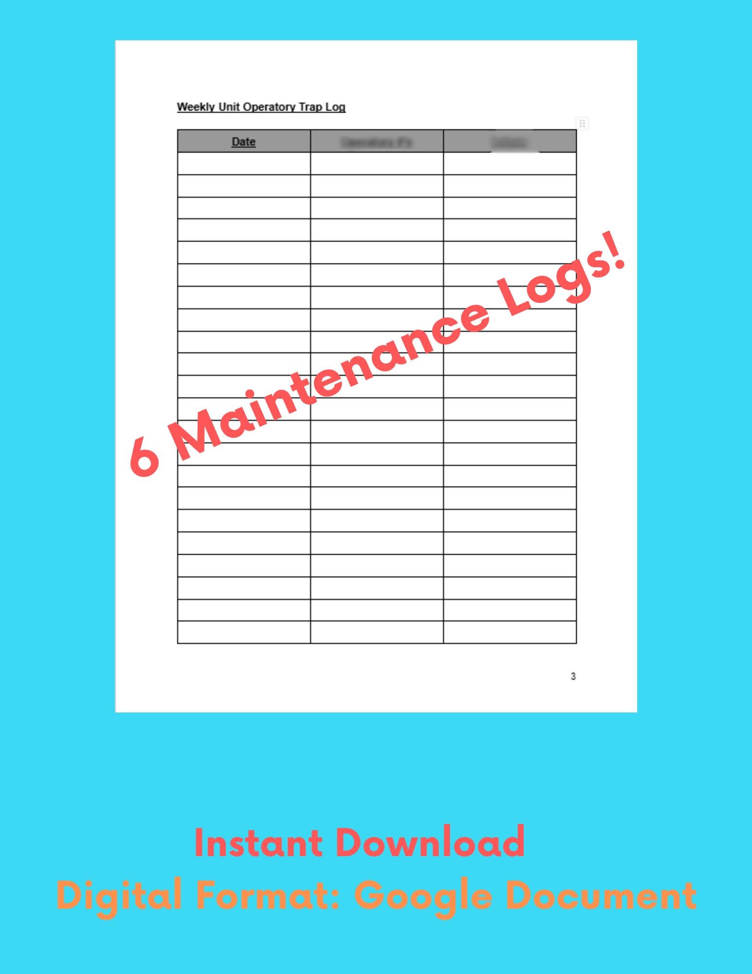 Dental Office Operations Binder- Clinical Maintenance Logs, Cleaning ...