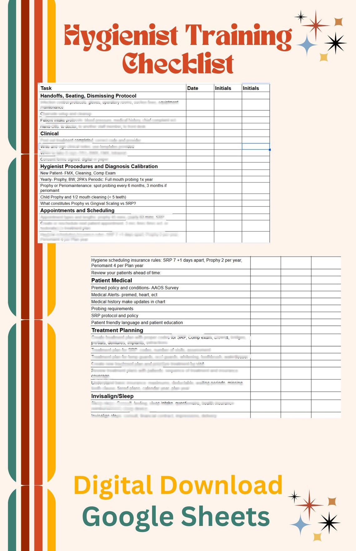 Dental Employee Training Log: Front Desk, Hygienist and Dental ...