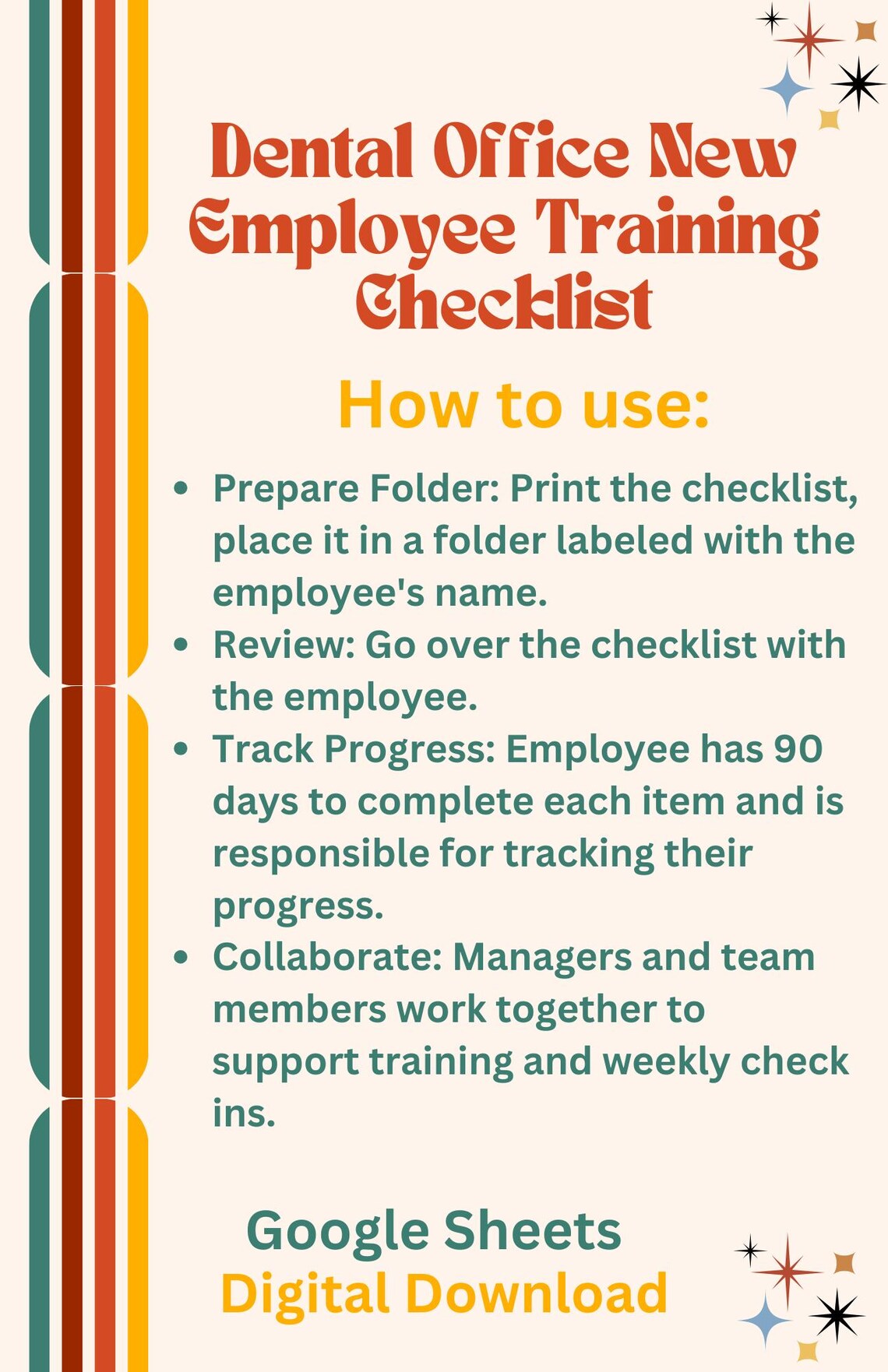 Dental Employee Training Log: Front Desk, Hygienist and Dental ...