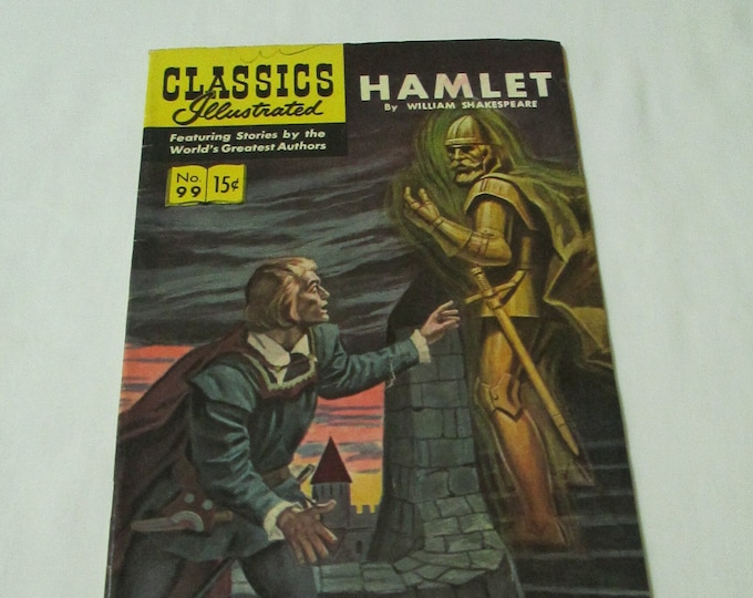 Hamlet #99 Classics Illustrated Comic Book Shakespeare - Etsy