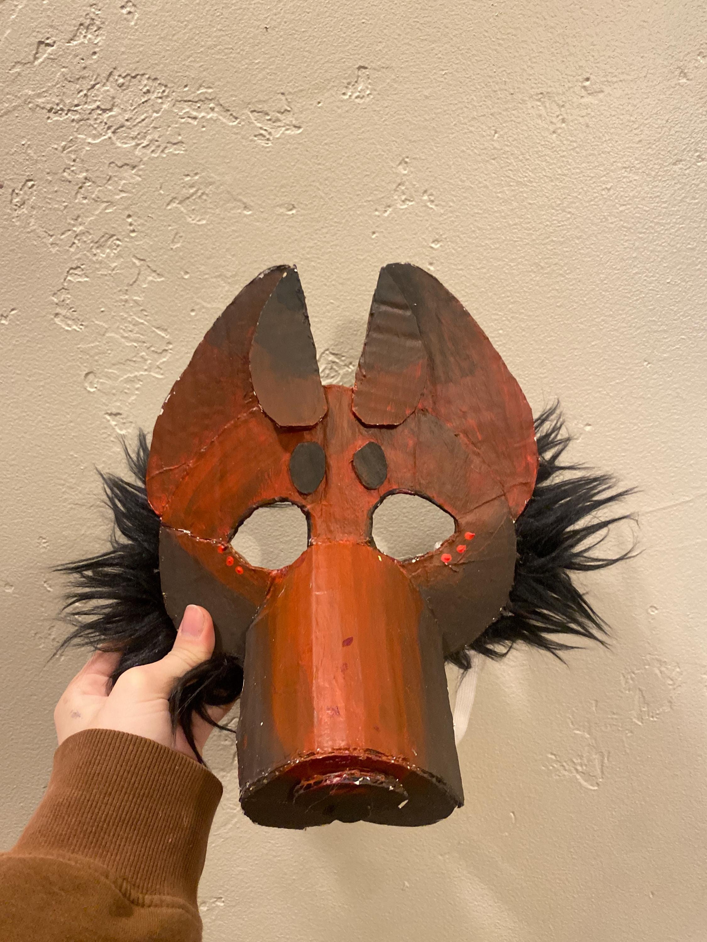 Custom Cardboard Therian Masks - Etsy