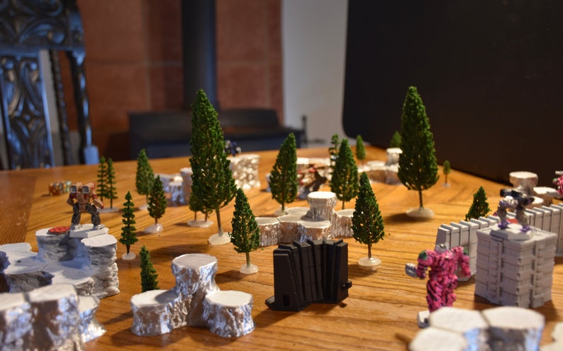 Table Top Terrain, 3D Printed Table Top Terrain, War Game Terrain ...