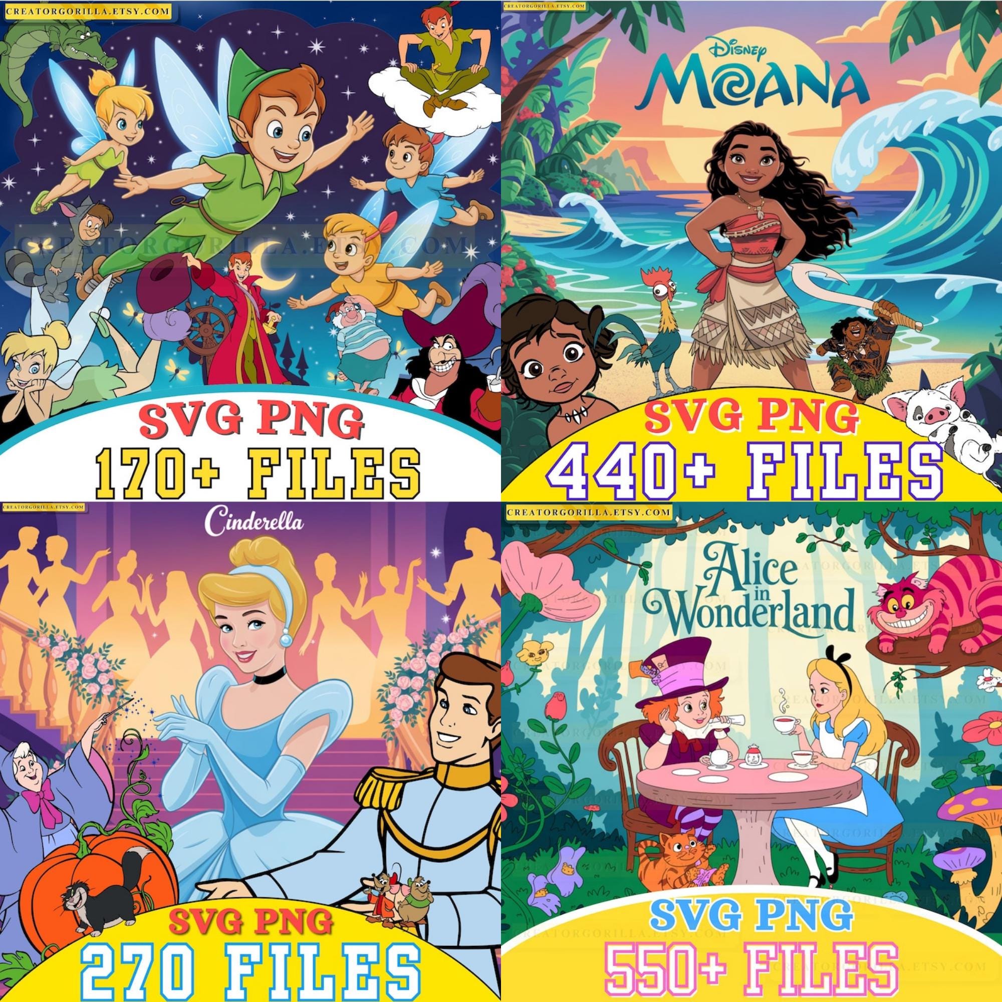 Princess SVG Mega Bundle: 5500+ Files for Cricut, Silhouette (digital ...
