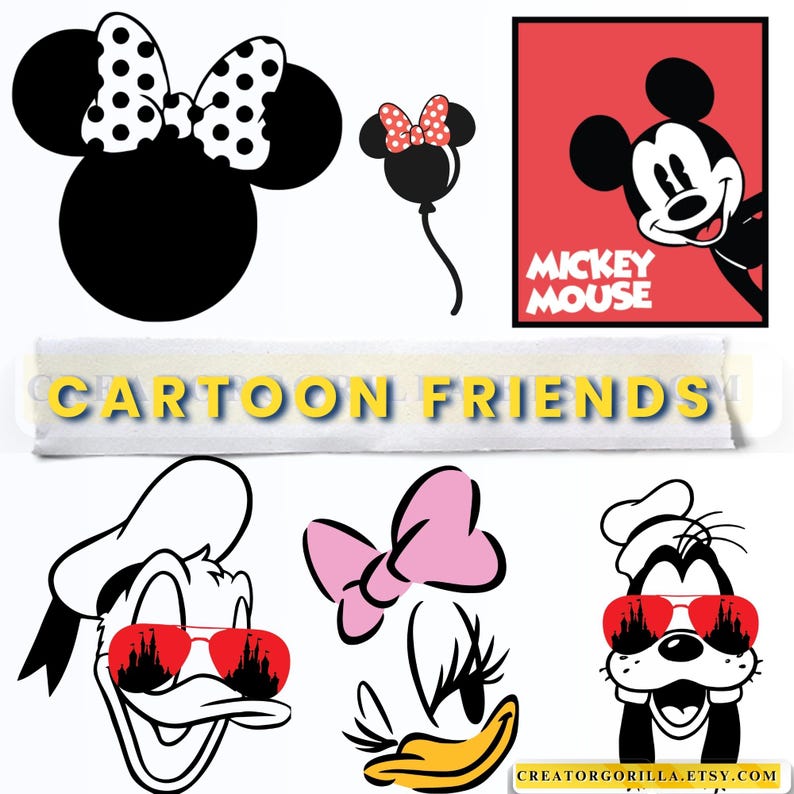 Mega Svg Bundle 200.000 Files, Cartoon Svg Bundle, Dtf Designs, Cricut ...
