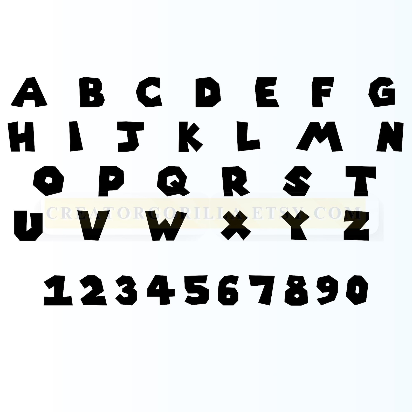 Super Mario Alphabet Canva Template: Editable Letters & Numbers ...