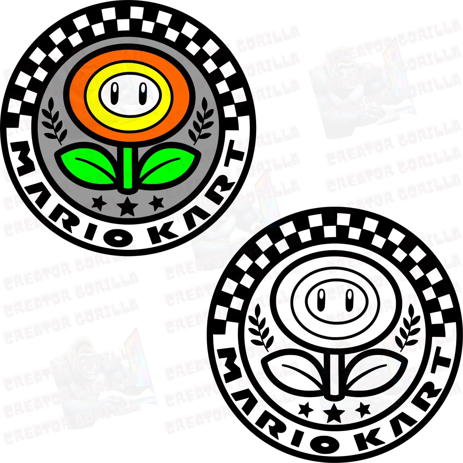 Super Mario Kart Trophy Svg Png Bundle 97 Files,mario Kart Tour Cup Svg ...