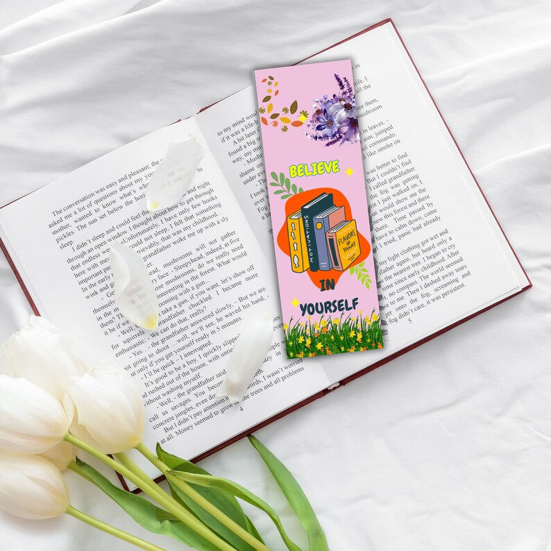 Printable Bookmark, Positive Phrases Bookmark, Affirmation Bookmark ...