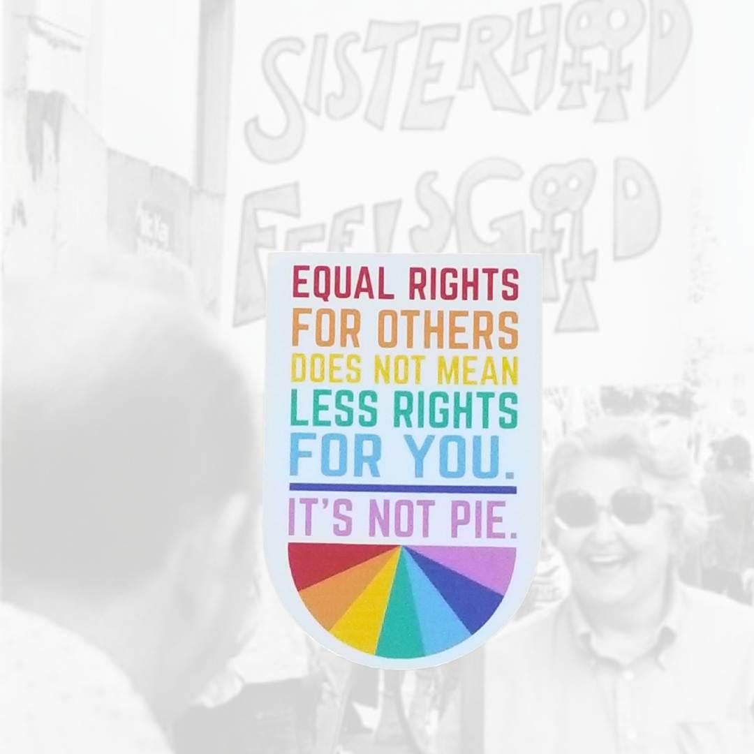 Equal Rights Sticker Stocking Stuffer Equality Sticker Equal Rights for ...