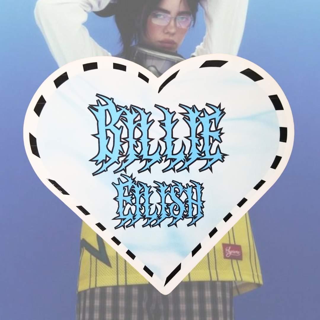 Billie Eilish Sticker Pop Star Sticker Band Concert Stickers Popstar ...