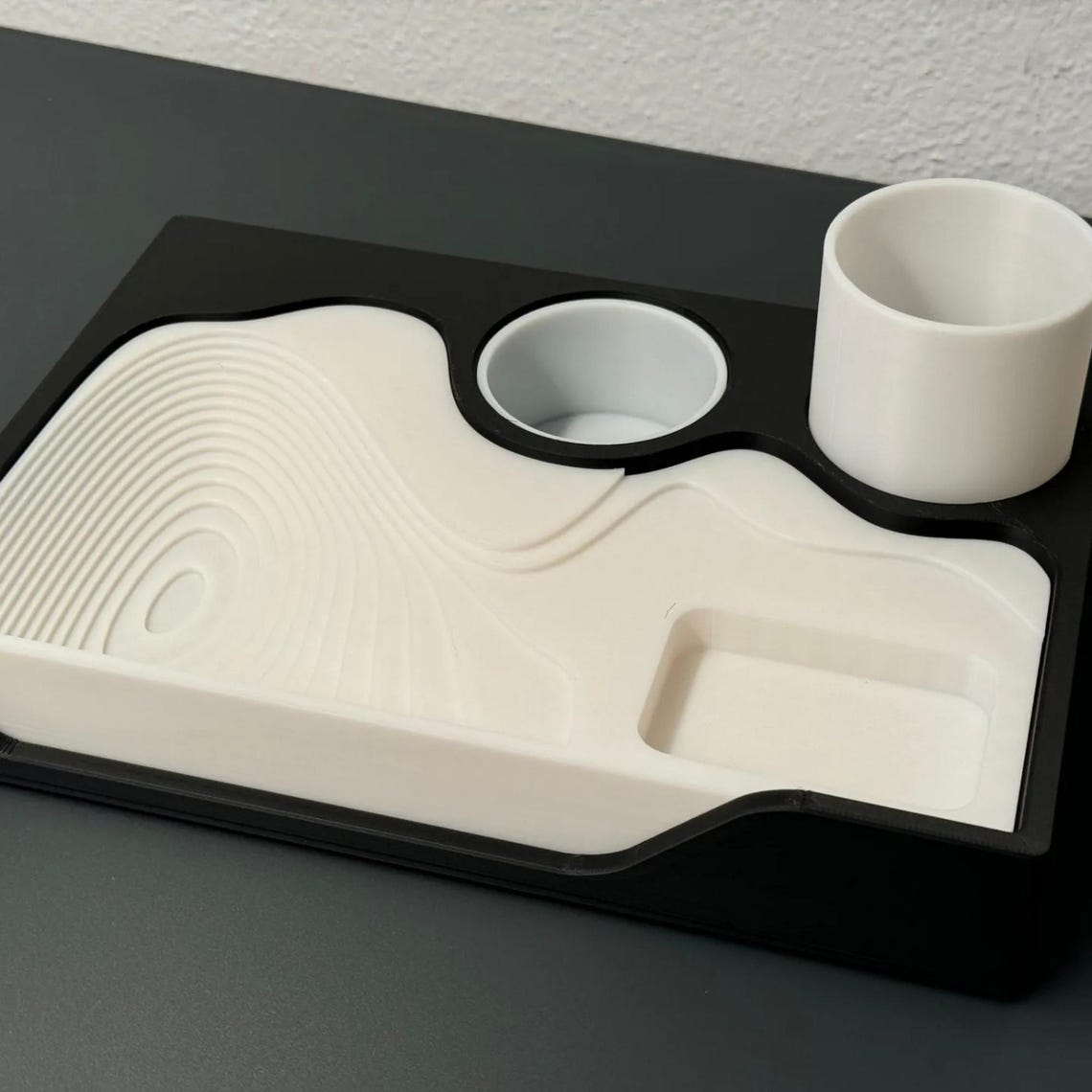 Modern Desk Organizer, Minimal Design Pen Holder, Succulent Stand and ...