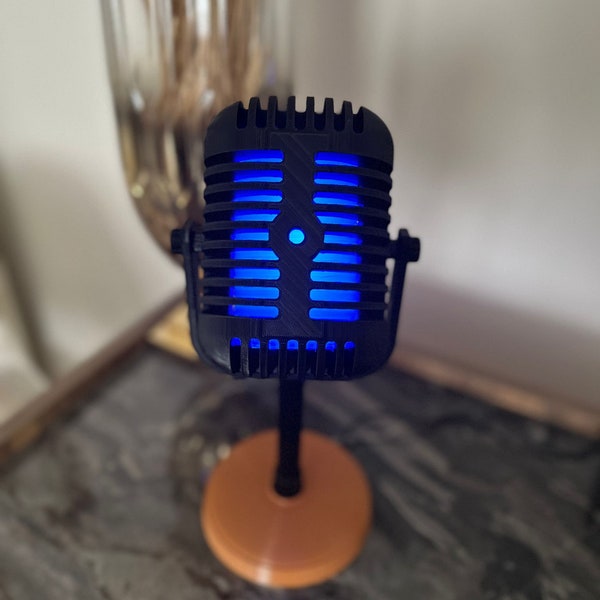 Microphone Lamp - Etsy