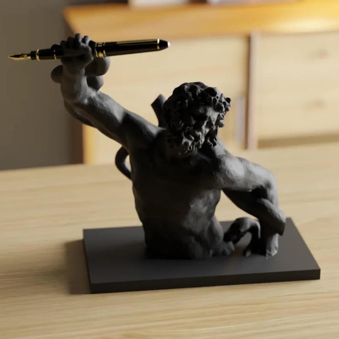 3D Printed Greek Statue Pen Holder, Ancient Greek Mythology Goddess Art ...