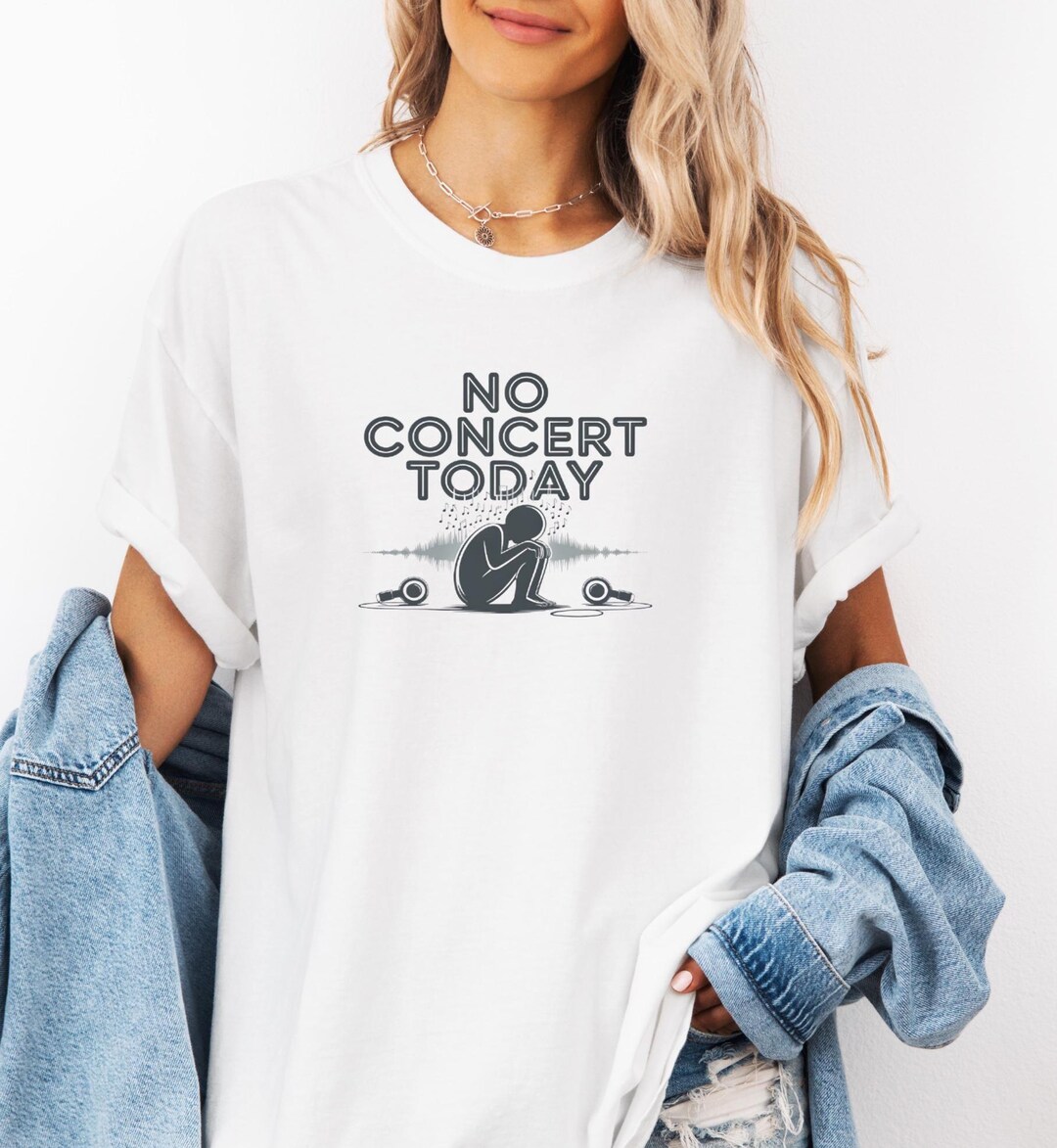 No Concert Today Sad Stick Figure PNG, Funny Music Lover SVG, Band Fan ...