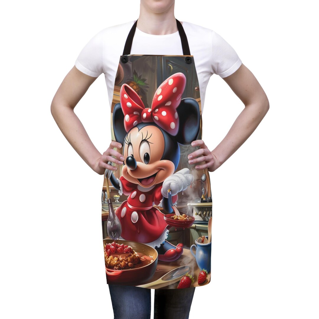 Disney Chef Apron, Kitchen Pinafore, Pinafore for Women, Cute Kitchen ...