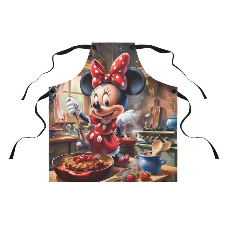Disney Chef Apron, Kitchen Pinafore, Pinafore for Women, Cute Kitchen ...