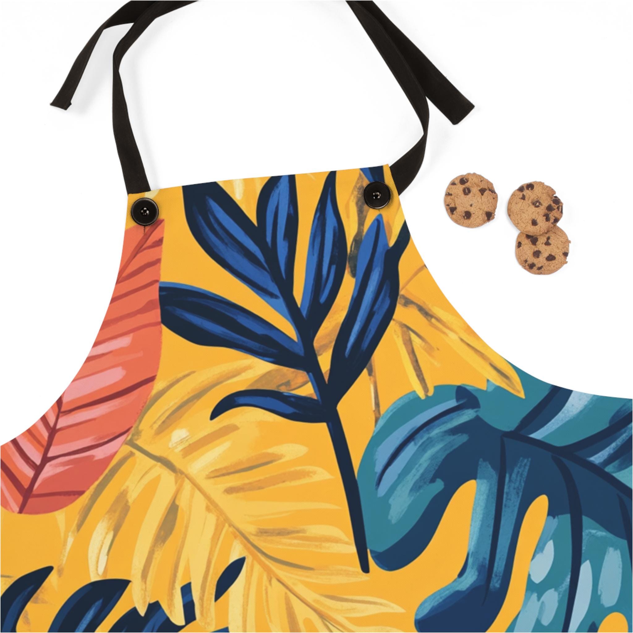 Abstract Chef Apron, Kitchen Pinafore, Minimalist Pinafore for Women ...