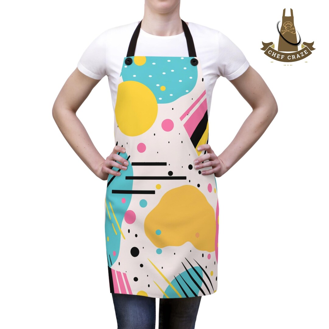 Boho Chef Apron, Kitchen Pinafore, Minimalist Pinafore for Women, Cute ...