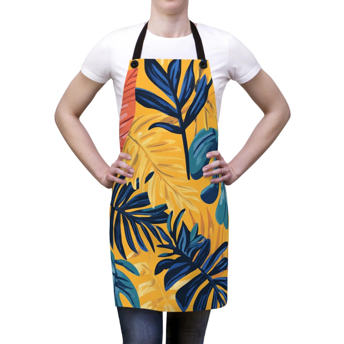 Abstract Chef Apron, Kitchen Pinafore, Minimalist Pinafore for Women ...