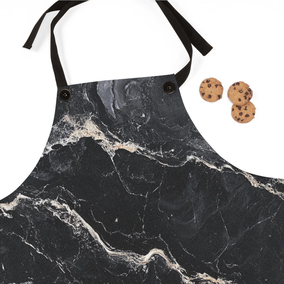 Marble Chef Apron, Kitchen Pinafore, Abstract Pinafore for Women, Cute ...