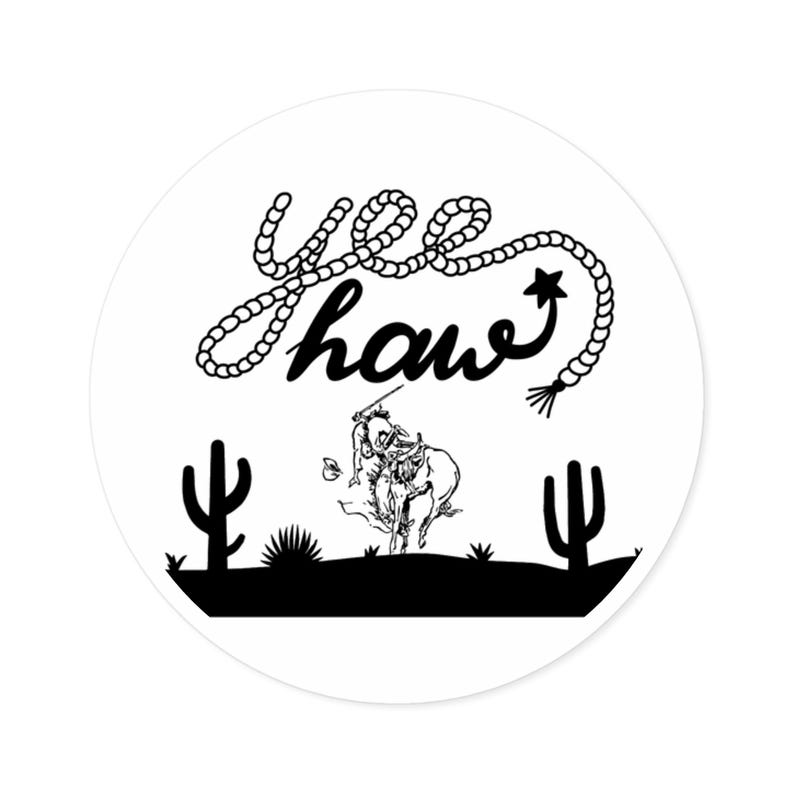 Yee Haw Sticker - Etsy