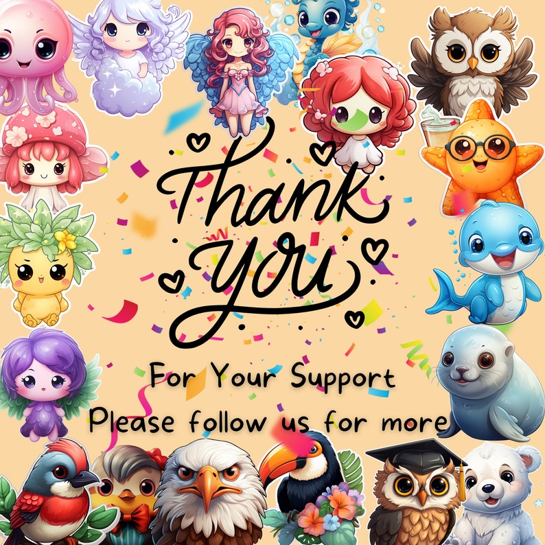 12,000 12K Sticker Clipart Mega Bundle Digital Sticker Pack Printable ...