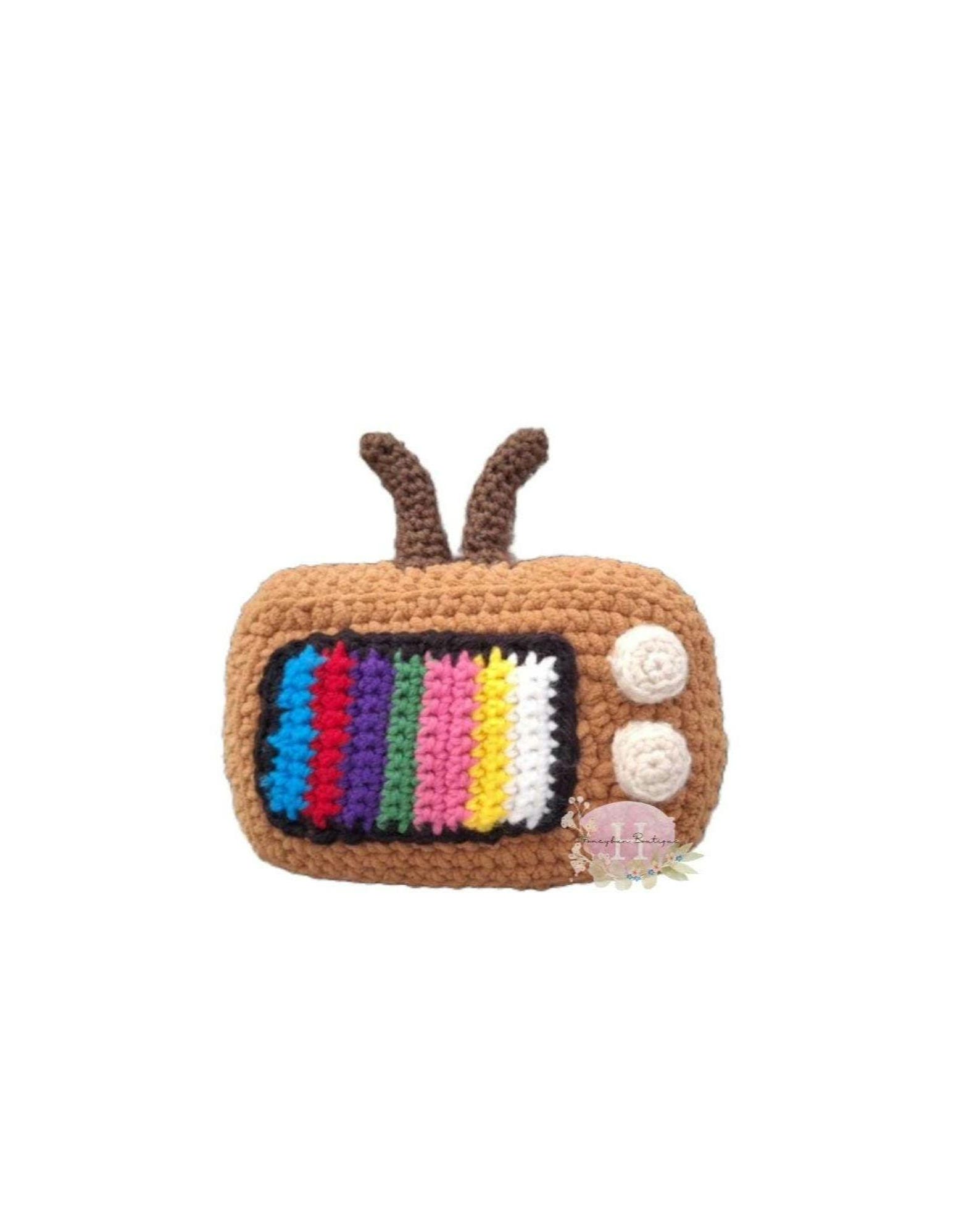 Retro TV Crochet PATTERN ONLY - Etsy