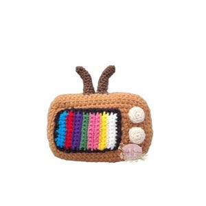 Retro TV Crochet PATTERN ONLY - Etsy