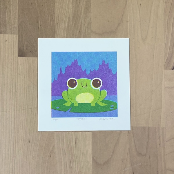 Risograph Print - Etsy