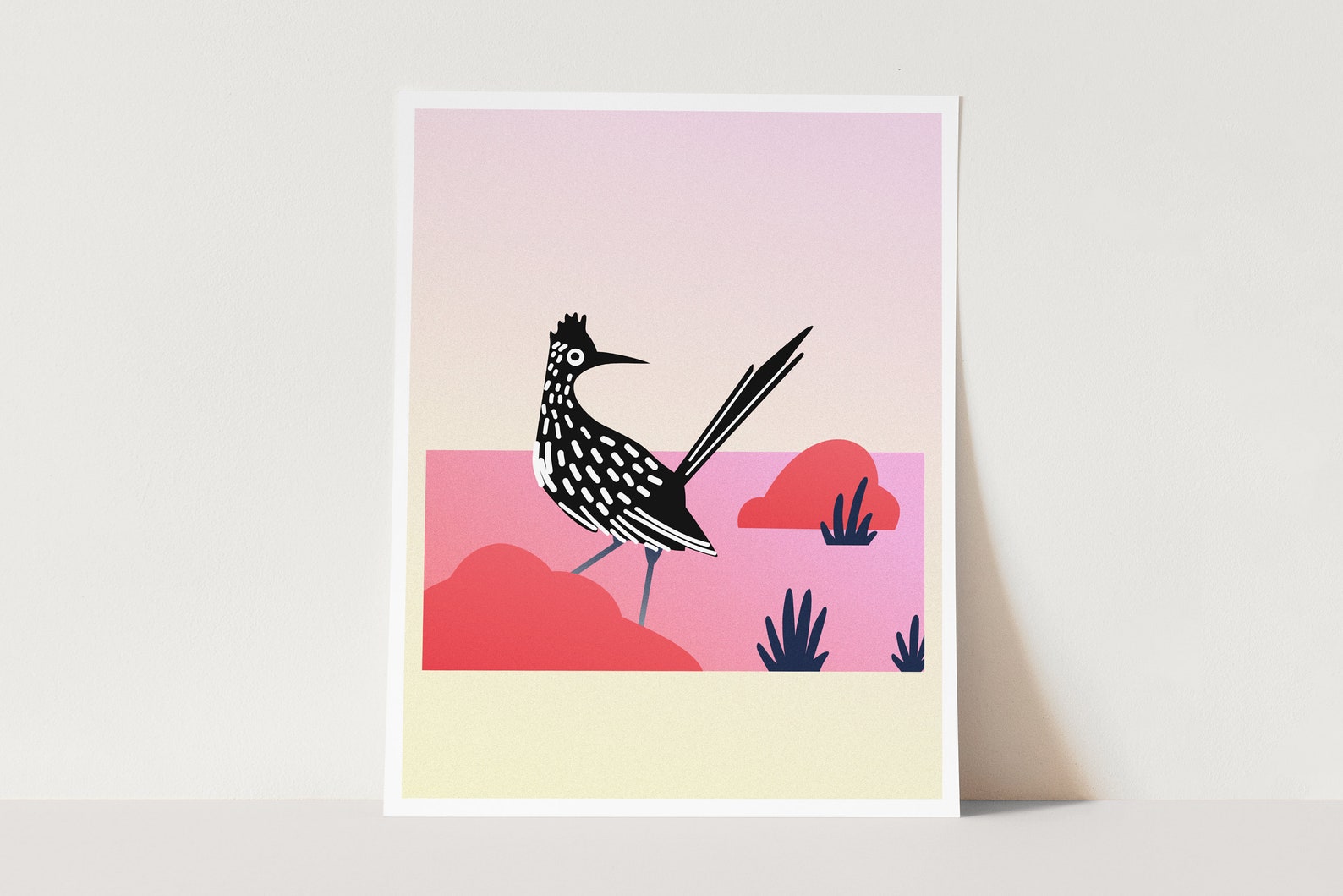 Roadrunner 8x10 Original Art Print - Etsy