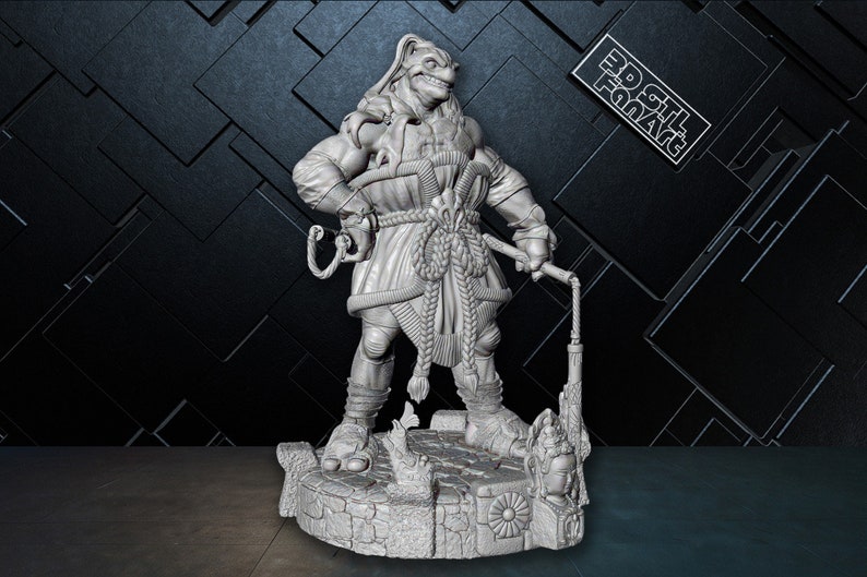 TMNT Michelangelo 3D STL File Cartoon Character High Detailed Digital ...