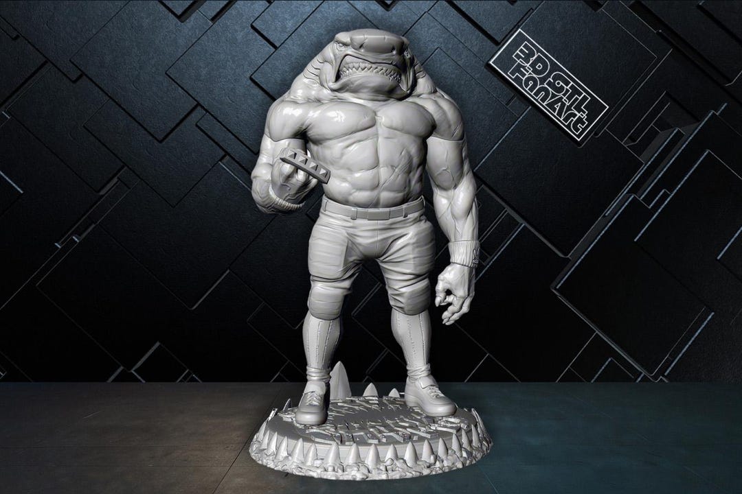 Big Slammu 3D STL File | High-detail Retro Character Statue | Ready-to ...