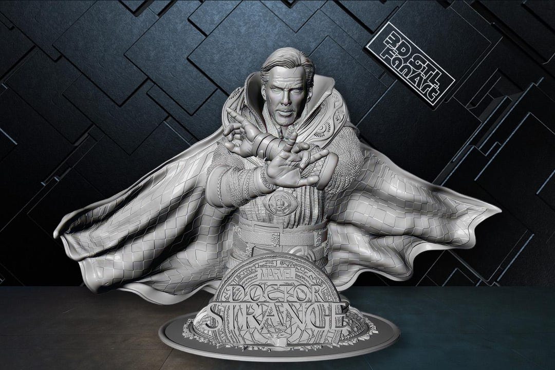Doctor Strange Bust 3D STL File | Highly Detailed Sorcerer Supreme ...