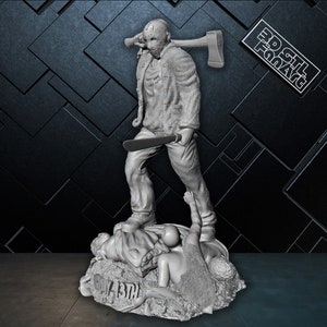 Jason 3D STL File Friday the 13th Horror Icon High Detail Digital Model ...