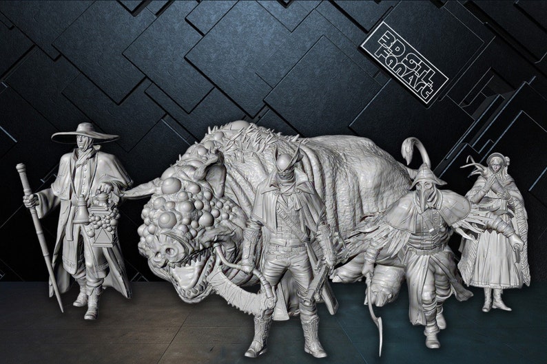 Bloodborne Pack 3D STL File High Detail Digital Model Instant Download ...