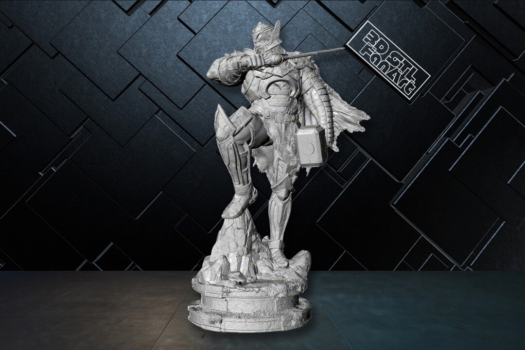 King Thor 3D STL File | High Quality 3D Printable Model | Marvel Norse ...