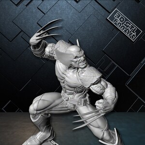 Wolverine Statue 3D STL Files, High Quality, Digital 3d Files, Stl ...