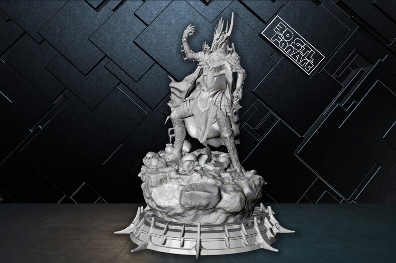 Buy Sauron 3D STL File Dark Lord High Detail Digital Model Instant ...