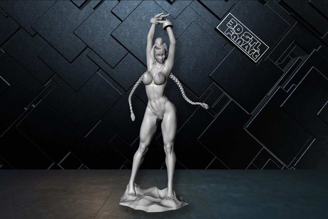 Cammy NSFW Street Fighter 3D STL Print File Highly Detailed Digital Model for 3D Printing Iconic ...