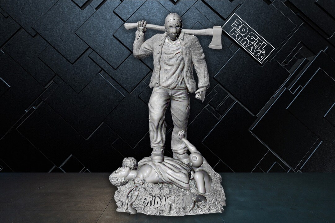 Jason 3D STL File | Friday the 13th Horror Icon | High Detail Digital ...