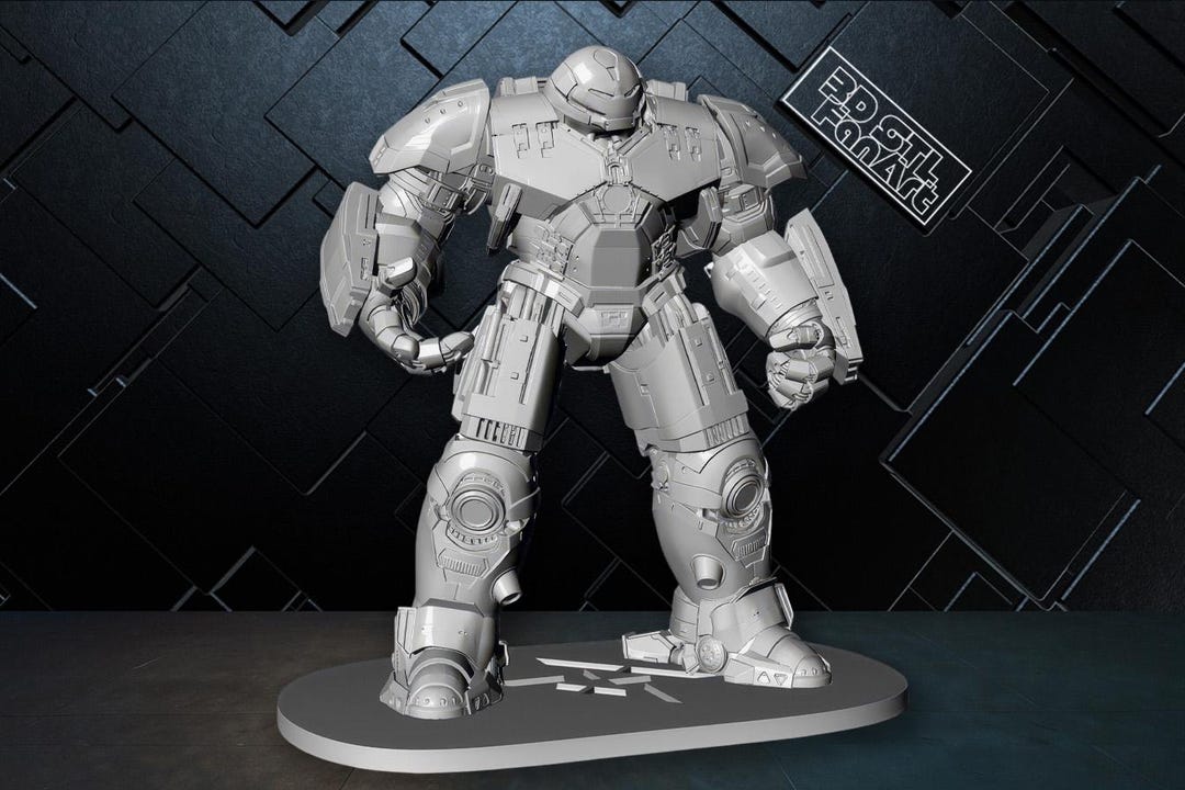 Hulkbuster 3D STL File | Highly Detailed Superhero Armor Model ...