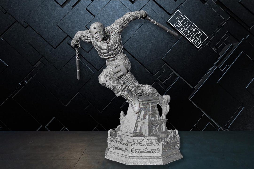 Daredevil 3D STL File | Highly Detailed Superhero Model | Printable ...