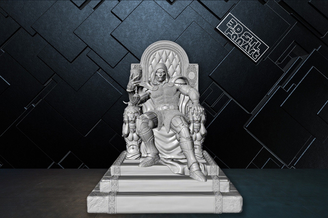 Legendary Dr. Throne of Doom 3D STL Files, High Quality Figure Add ...