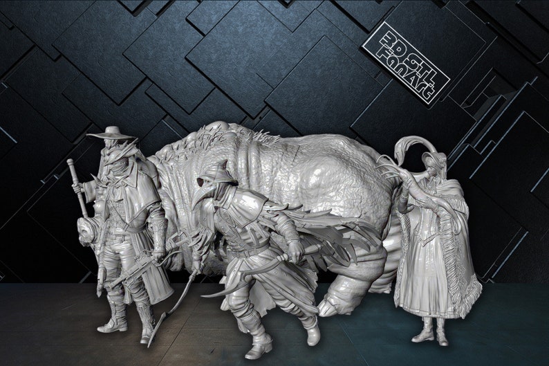 Bloodborne Pack 3D STL File High Detail Digital Model Instant Download ...