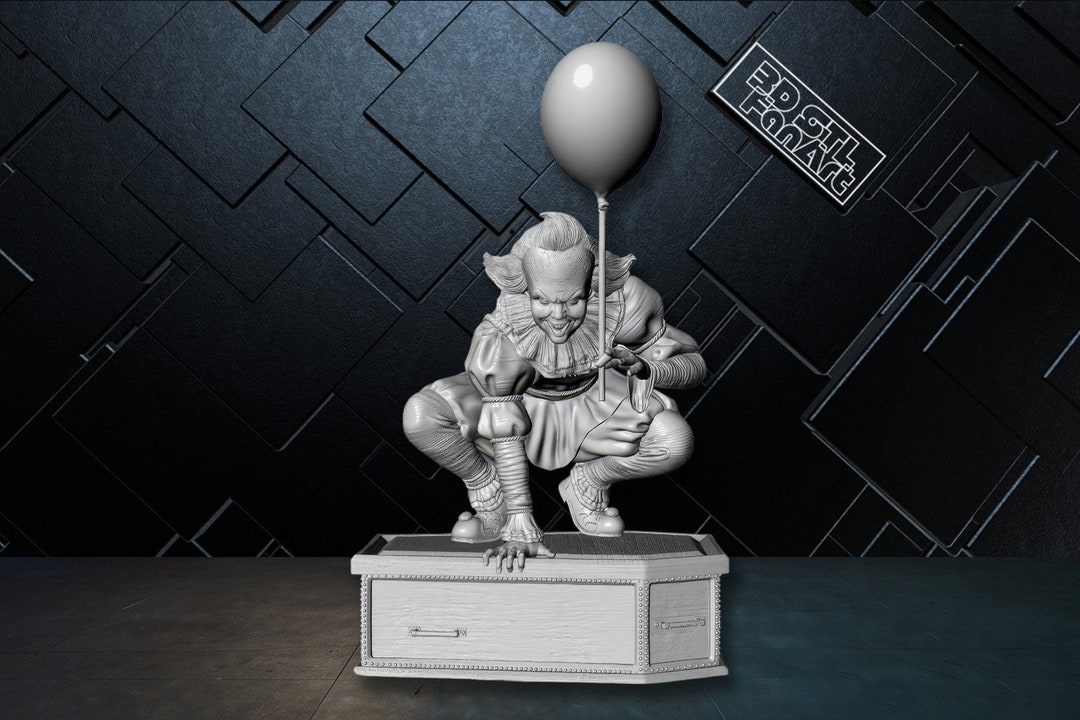 Pennywise 3D STL Files, High Quality, Digital 3d Files, Stl Printing ...